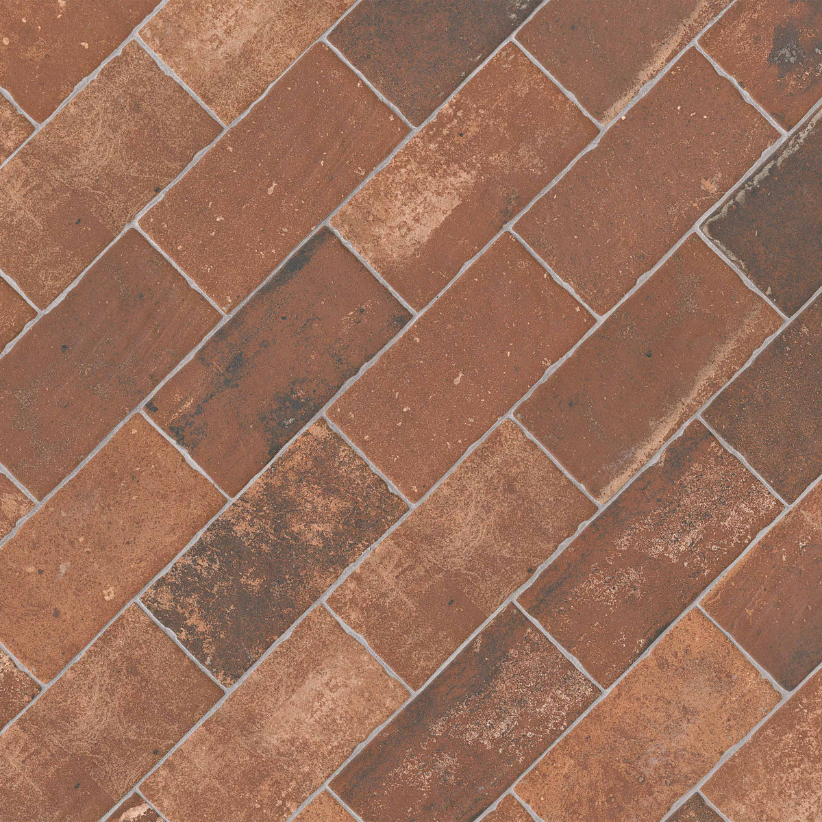 Red Porcelain Tile Flooring